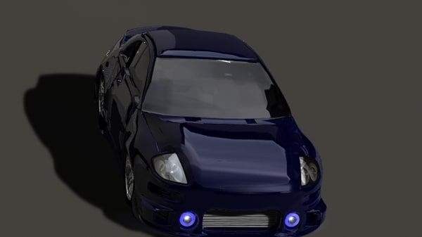 3d mitsubishi eclipse model