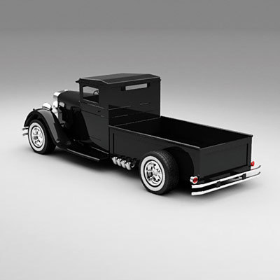 hot rod 3d model
