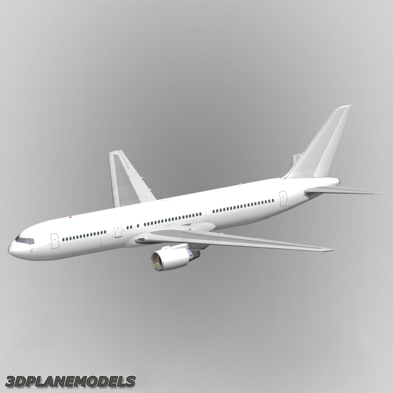 b767-300 generic white 767-300 xsi