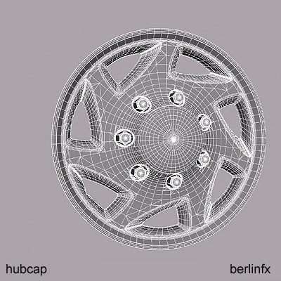 3d model hubcap