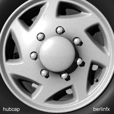 3d model hubcap