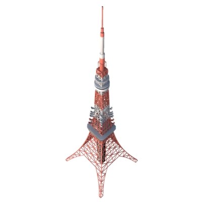 tokyo tower 3d model