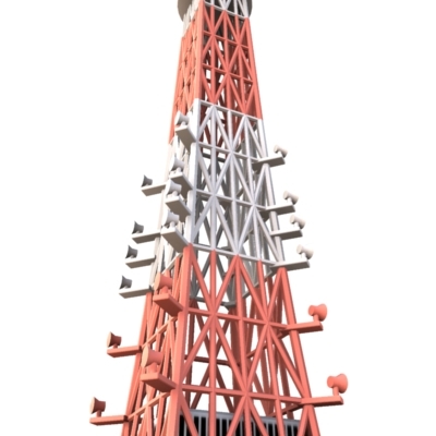 tokyo tower 3d model