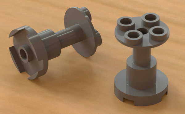 modelo 3d Lego Piston - TurboSquid 386720