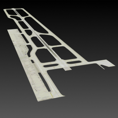 airport runway 3d model