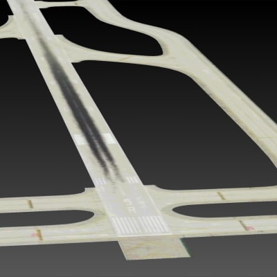 airport runway 3d model