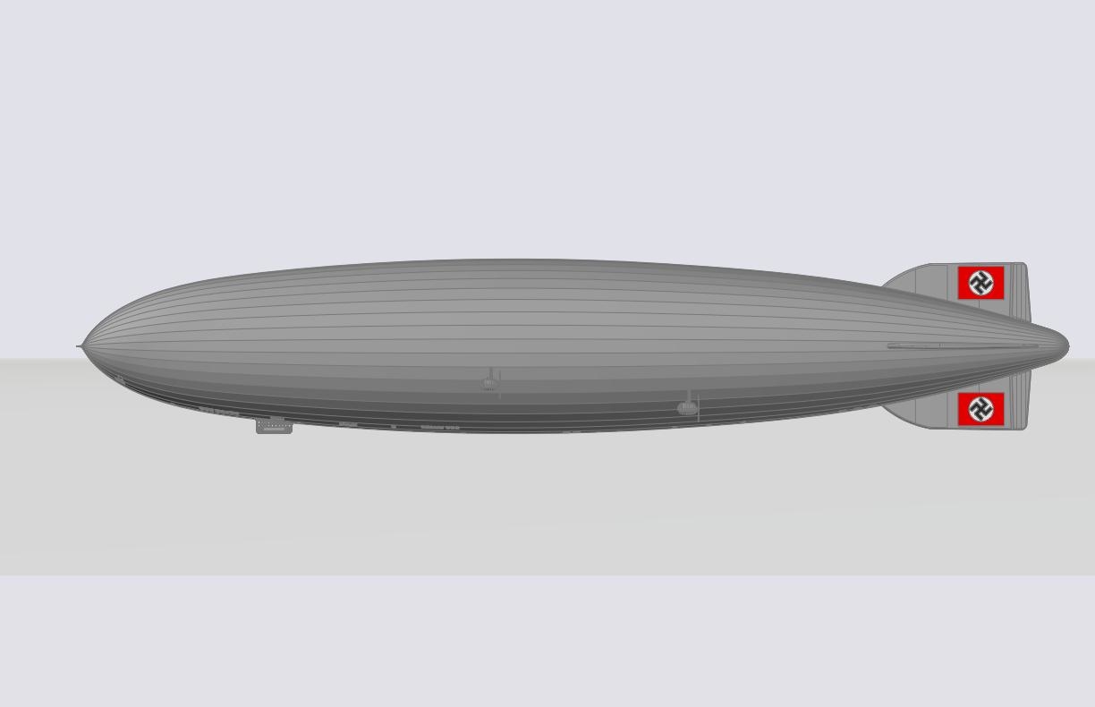 3ds max zeppelin hindenburg