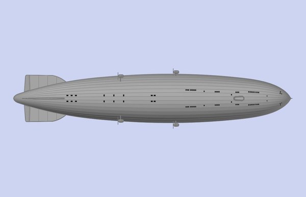 3ds max zeppelin hindenburg