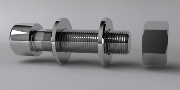 m12x50 bolt set 3d model
