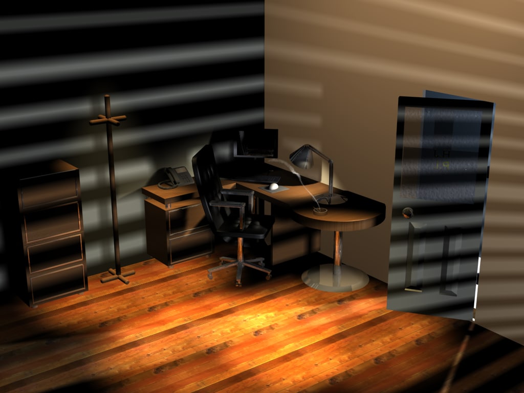 office room 3d max