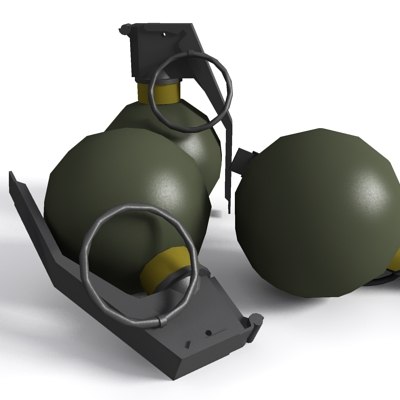 3d m67 fragmentation grenade