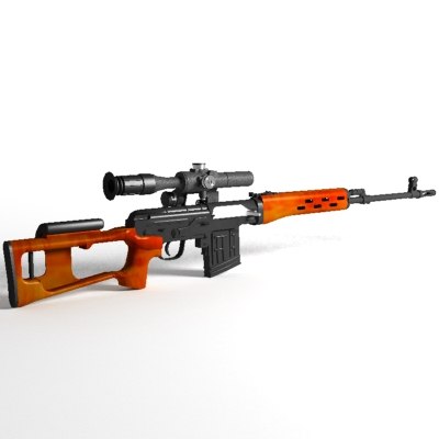3ds dragunov svd sniper rifle