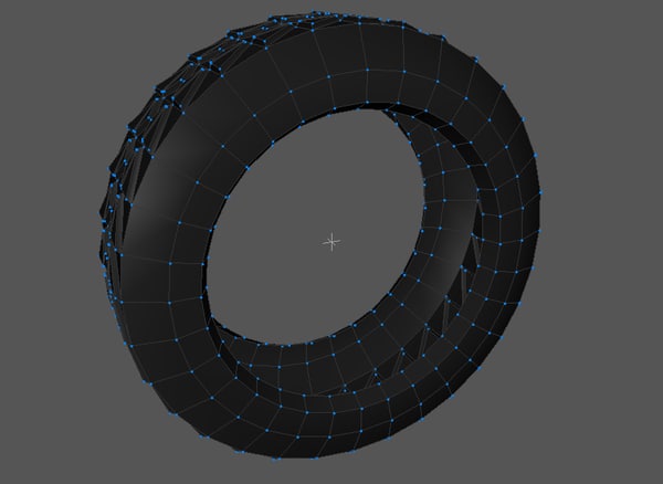 3d dxf car wheel rim tyre