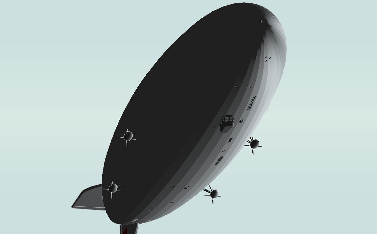 3ds max zeppelin hindenburg