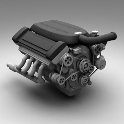3d engine v8 generic model