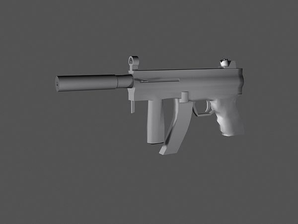 3d model a-5 assault rifle