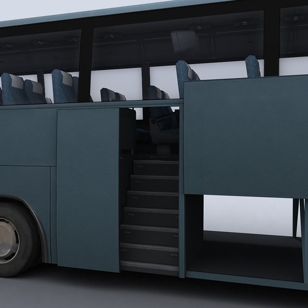 coach vehicle 3d model