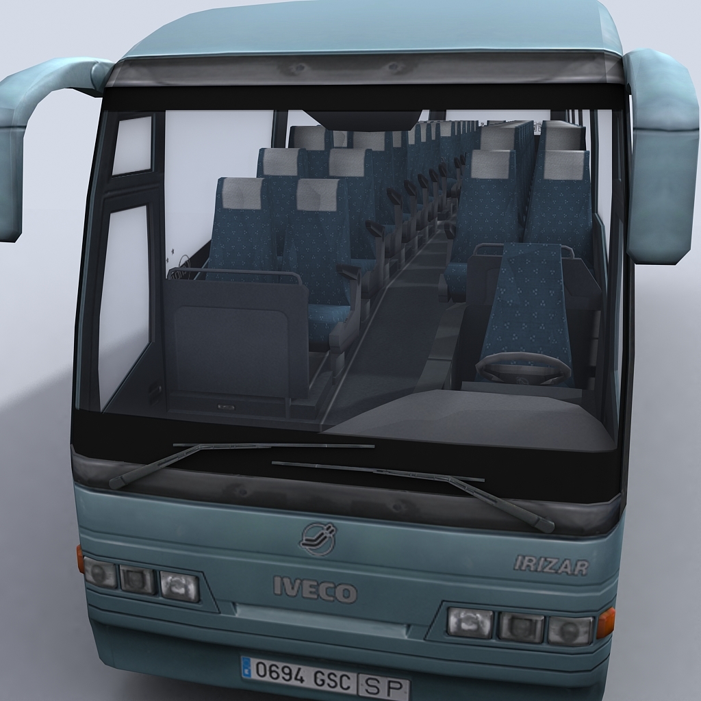 coach vehicle 3d model