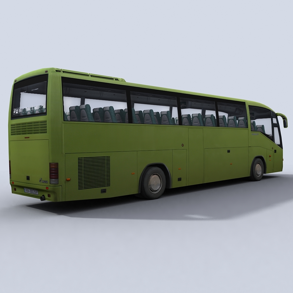 coach vehicle 3d model