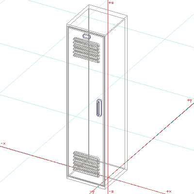 3d model locker