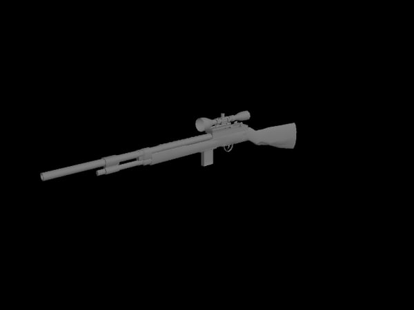 Free Maya Gun Models | TurboSquid