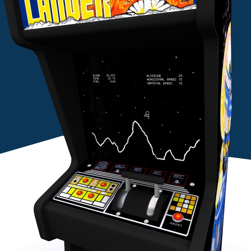 3ds max atari lunar lander