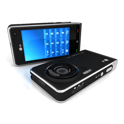 max lg viewty mobile phone