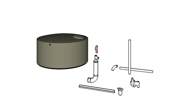 rainwater gutter 3ds