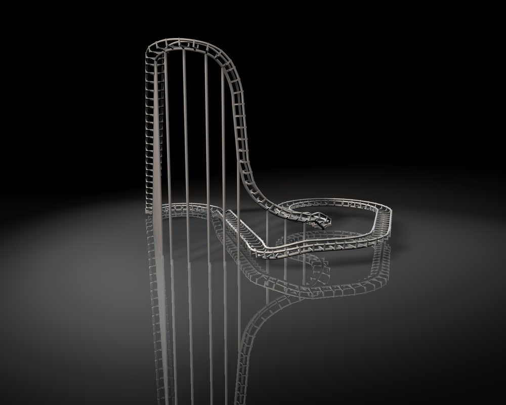 free roller coasters 3d model