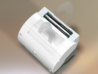laser printer canon lbp-1120 3d model