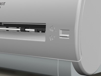 laser printer canon lbp-1120 3d model