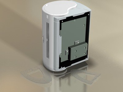 laser printer canon lbp-1120 3d model