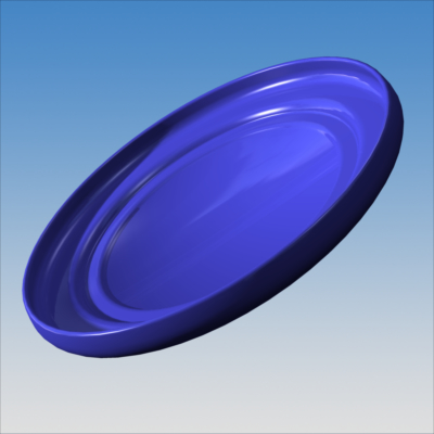 3d frisbee model