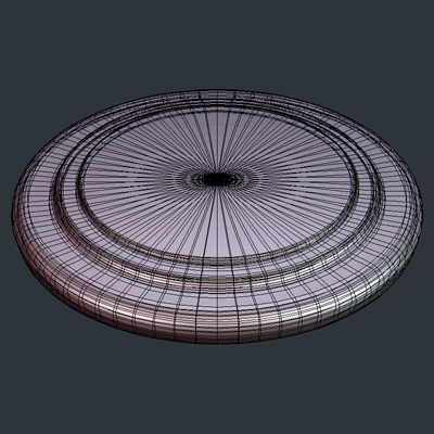 3d frisbee model