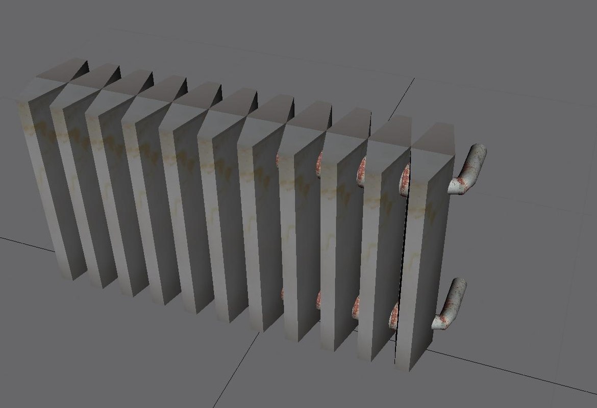 3d model of heater heat