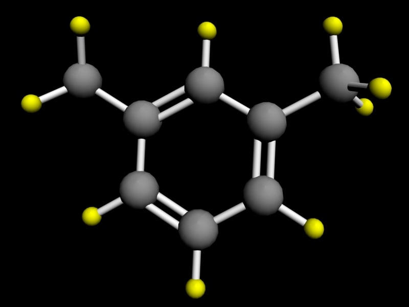 3d Model Of Xylene Atom 3d Model Of Xylene Atom