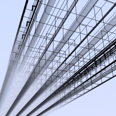 overpass road highway 3d model