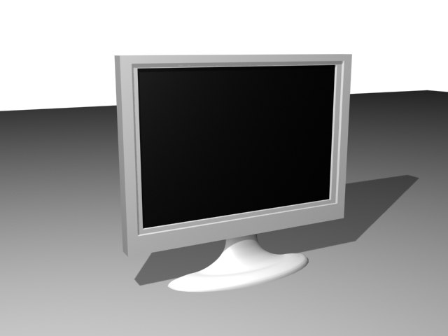 free monitor 3d model