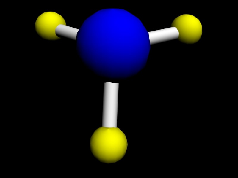 molecule ammonia 3d max