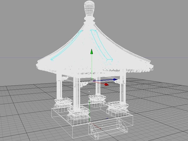 pagoda chinese 3d model