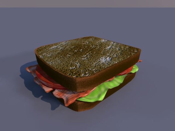 3D Sandwich Models | TurboSquid