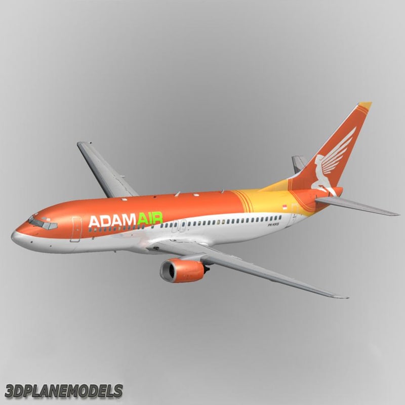 3d b737-400 adamair