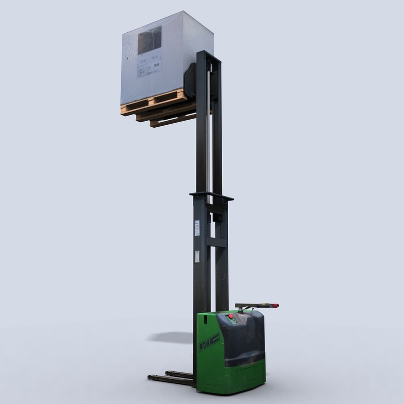 pallet stacker 3d model