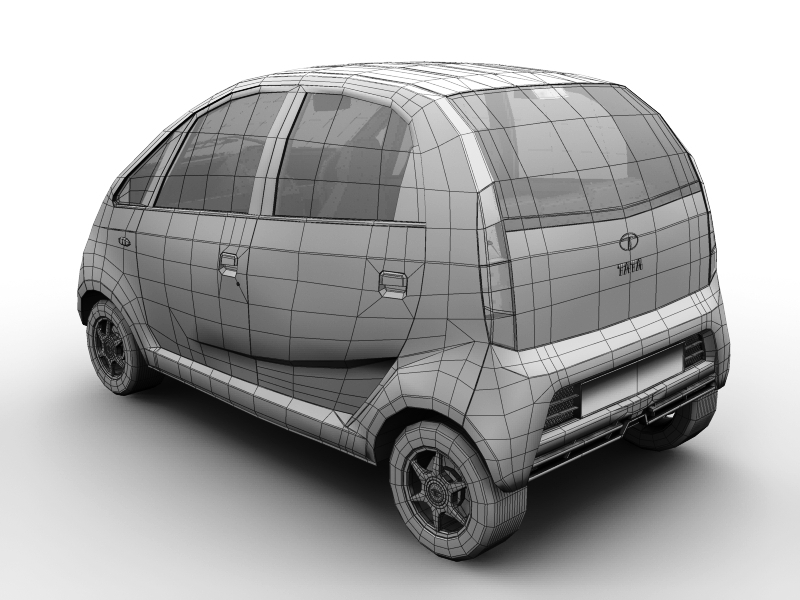 3d car tata model