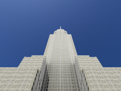 3d chrysler building model