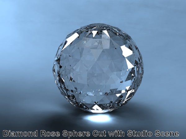 3d model of diamonds unusual shapes 9