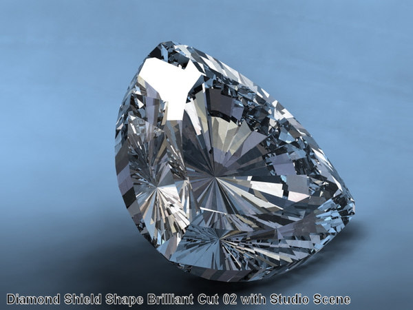3d model of diamonds unusual shapes 9