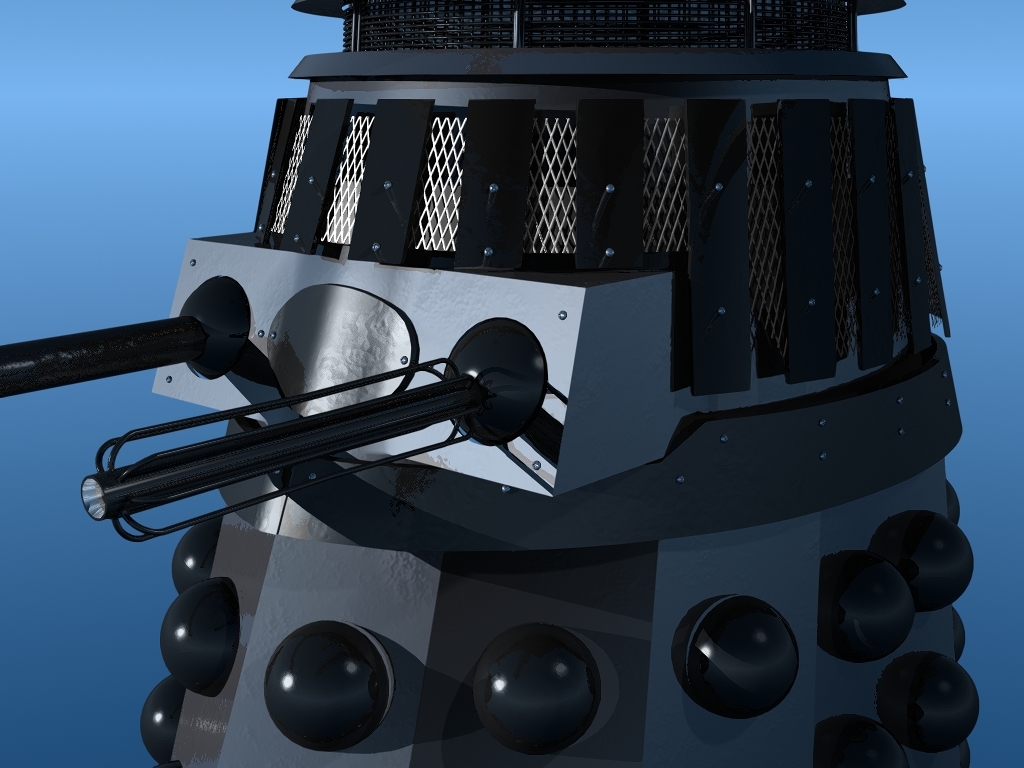 3d dalek bbc science model