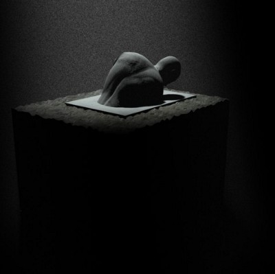statue rodin thinker 3d model