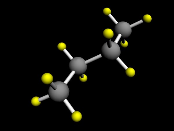 isobutane butane 3d max